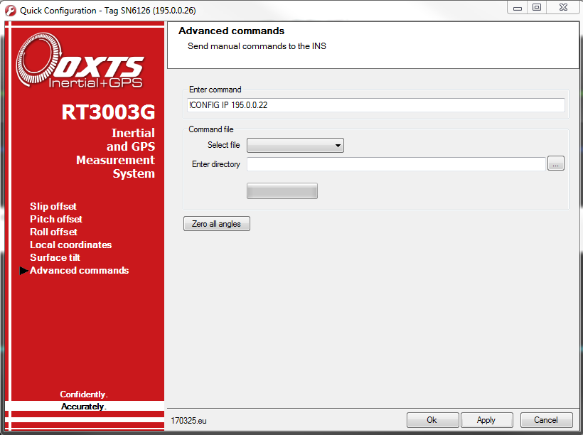 Networking Issues – OxTS Support