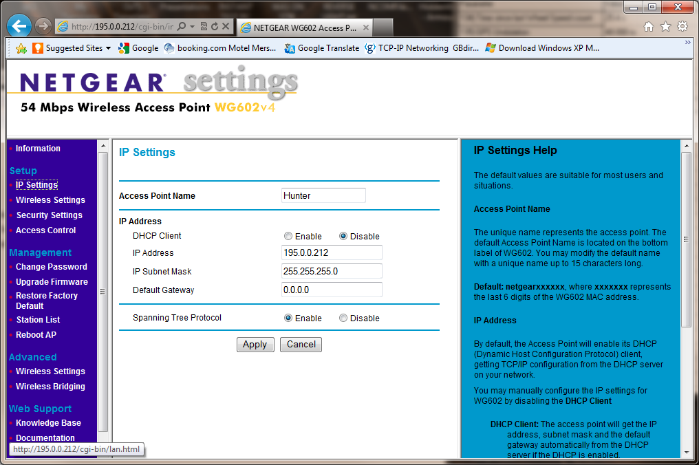Networking Issues – OxTS Support