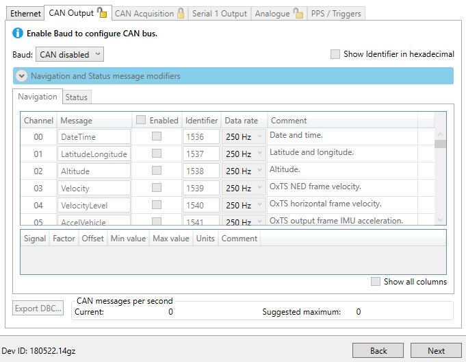 NAVconfig User Guide – OXTS Support