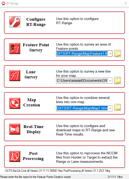 RT Range Setup: Fixed Point Sensor Point to Sensor Point Set up Guide ...